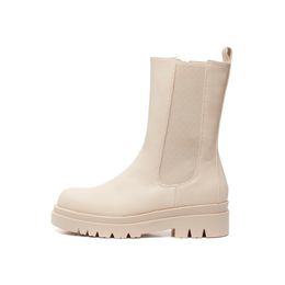 Smile Favorites Chelsea Boots Damen Gr&ouml;&szlig;e 36 beige Winterschuhe
