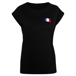 F4NT4STIC Shirt 'France Frankreich Flagge Fahne' Damen Gr&ouml;&szlig;e XXL blau / schwarz / wei&szlig;