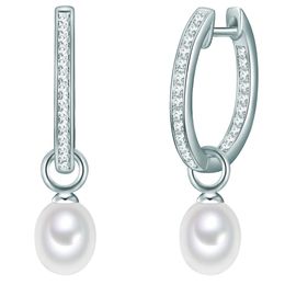 Valero Pearls Ohrringe Damen Gr&ouml;&szlig;e One Size silber / perlwei&szlig;
