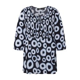 Ulla Popken Bluse Damen Gr&ouml;&szlig;e M/L marine / helllila
