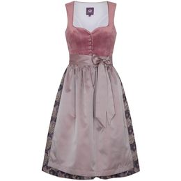 Spieth & Wensky Spieth & Wensky Dirndl Fabiana in Midil&auml;nge Damen Gr&ouml;&szlig;e 32 rosa