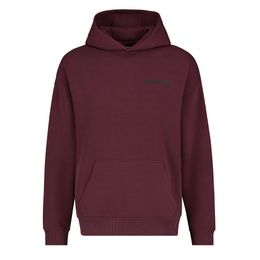 Sublevel Sweatshirt 'Worldwide' Herren Gr&ouml;&szlig;e XXL burgunder / schwarz