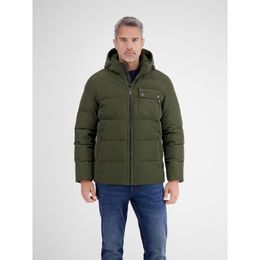 Lerros Herren Lerros Winterjacke &raquo;Herren Steppjacke in funktionaler Cord-Optik&laquo; mit Kapuze gr&uuml;n M