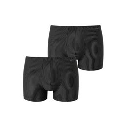 Schiesser Boxershorts 'Pure Micro' Herren Gr&ouml;&szlig;e XL schwarz / wei&szlig;