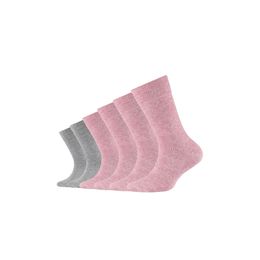 Camano Socken M&auml;dchen Gr&ouml;&szlig;e 27/30.5 grau / rosa