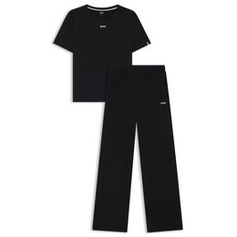 BOSS Pyjama Damen Gr&ouml;&szlig;e XXL schwarz Winterkleid