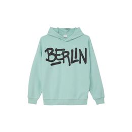 s.Oliver Sweatshirt Jungen Gr&ouml;&szlig;e 140/146 t&uuml;rkis / schwarz