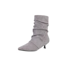 Ital-Design High Heels ' Klassische Stiefeletten ' Damen Gr&ouml;&szlig;e 40 grau Winterschuhe