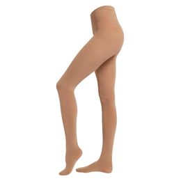 CALZEDONIA Strumpfhose 'thermo' Damen Gr&ouml;&szlig;e L hellbraun