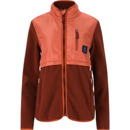 WHISTLER Funktionsfleecejacke 'Oak' Damen Gr&ouml;&szlig;e M orange / rot
