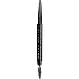 Nyx Cosmetics Nyx Professional Makeup Damen NYX PROFESSIONAL MAKEUP Augenbrauen-Stift &raquo;PRECISION BROW PENCIL&laquo; doppelseitig, ultrad&uuml;nn, mit flacher Spitze braun