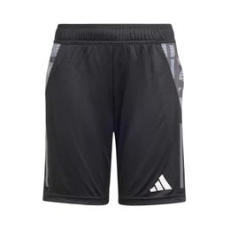 adidas Performance Sportshorts Jungen Gr&ouml;&szlig;e 176 grau / schwarz / wei&szlig;