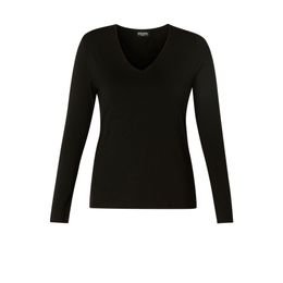 Base Level Curvy Shirt 'Alize' Damen Gr&ouml;&szlig;e 7XL schwarz