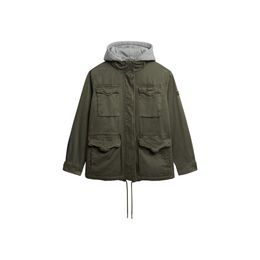 Superdry & Co Parka Damen Gr&ouml;&szlig;e S graumeliert / khaki