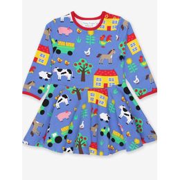 Toby tiger Kleid 'Bauernhof-' M&auml;dchen Gr&ouml;&szlig;e 80 blau