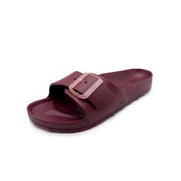 THIES Pantolette 'THIES 1856 Ecofoam Strap Sandal' Damen Gr&ouml;&szlig;e 38 bordeaux
