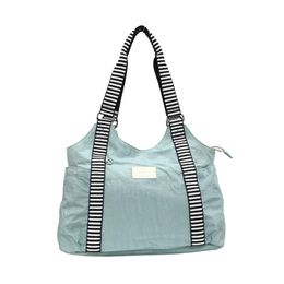 Mindesa Shopper Damen Gr&ouml;&szlig;e One Size pastellblau / schwarz / wei&szlig;
