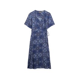 Superdry & Co Kleid Damen Gr&ouml;&szlig;e 40 marine / dunkelblau / grau / wei&szlig; Winterkleid