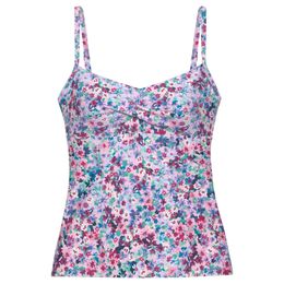 s.Oliver Tankinitop Damen Gr&ouml;&szlig;e M marine / t&uuml;rkis / lila / fuchsia