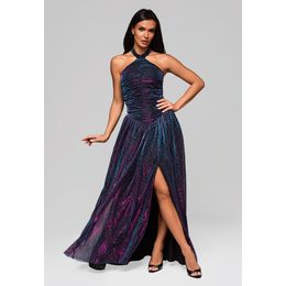 Ombre Abendkleid Damen Gr&ouml;&szlig;e 34 bunt Winterkleid