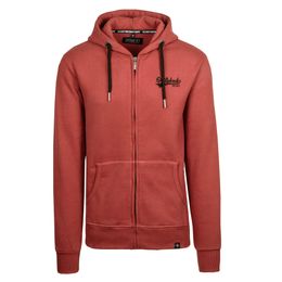 Spitzbub Sweatjacke ' Marvin ' Herren Gr&ouml;&szlig;e S rot / schwarz