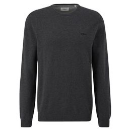 s.Oliver Pullover 'Basic' Herren Gr&ouml;&szlig;e L dunkelgrau