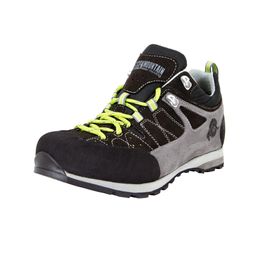 GUGGEN Mountain Sportlicher Schn&uuml;rschuh 'HPT52' Herren Gr&ouml;&szlig;e 45 neongelb / hellgrau / schwarz