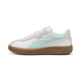 Puma Sneaker 'Club Klassika' Damen Gr&ouml;&szlig;e 42.5 beige / gold / mint / wei&szlig;