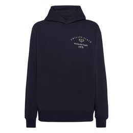Philipp Plein Sweatshirt Herren Gr&ouml;&szlig;e S dunkelblau / wei&szlig;