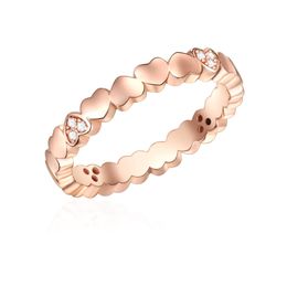 Lulu & Jane Lulu & Jane Ring Damen Gr&ouml;&szlig;e 54 rosegold