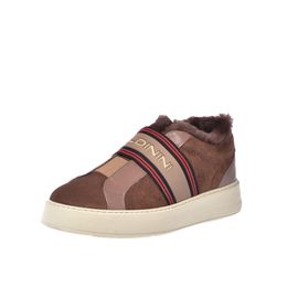 Baldinini Sneaker Herren Gr&ouml;&szlig;e 35 braun / taupe / rot