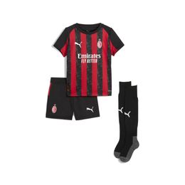 Puma Trainingsanzug 'AC Milan 25/26' Jungen Gr&ouml;&szlig;e 110 rot / schwarz / wei&szlig;