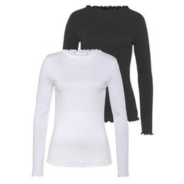 Flashlights Shirt Damen Gr&ouml;&szlig;e XXL schwarz / wei&szlig;