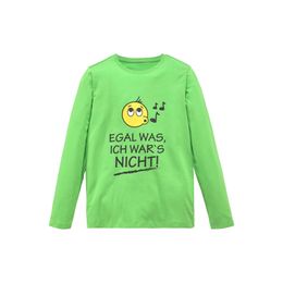 Kidsworld Shirt Jungen Gr&ouml;&szlig;e 128/134 gelb / limette / schwarz / wei&szlig;