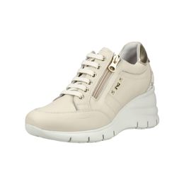 Nero Giardini Sneaker Damen Gr&ouml;&szlig;e 38 creme / gold