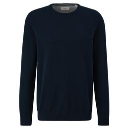 s.Oliver Pullover 'Basic' Herren Gr&ouml;&szlig;e L dunkelblau