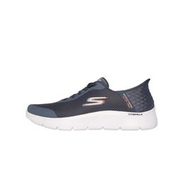 Skechers Sneaker Herren Gr&ouml;&szlig;e 48 anthrazit / basaltgrau / orange / wei&szlig;