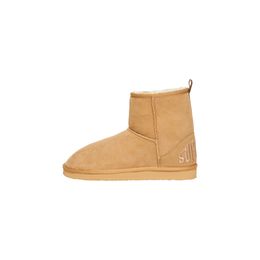 Superdry & Co Boots 'Sherpa' Damen Gr&ouml;&szlig;e 40/41 hellbraun Winterschuhe