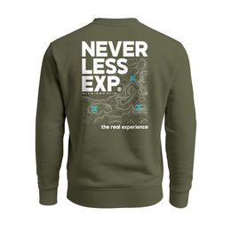 Neverless Sweatshirt 'Expedition' Herren Gr&ouml;&szlig;e XS gr&uuml;n