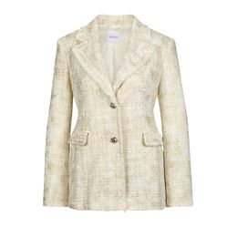Madeleine Mode Madeleine Blazer Damen Gr&ouml;&szlig;e 38 gold / perlwei&szlig;