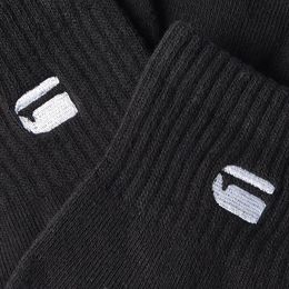 G-Star Raw G-Star Herren G-STAR Kurzsocken &raquo;WICK, 3 PACK ANKLE SPORTS SOCKS&laquo; Packung, 3 Paar tlg. mit Logostickerei 40-43