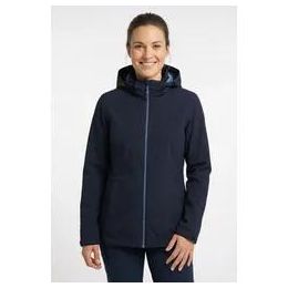 Outdoorjacke Killtec "KOS 189 WMN JCKT", Damen, Gr. 44, schwarz blau, Obermaterial: 100% Polyester. Futter: 100% Polyester, Jacken Outdoorjacke, wasserdicht mit 10.000 mm Wassers&auml;ule, atmungsaktiv, &Uuml;bergangsjacke