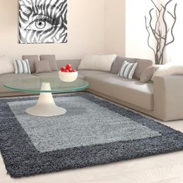Ayyildiz Teppiche Hochflor-Teppich &raquo;Life Shaggy 1503&laquo; rechteckig 30 mm H&ouml;he als L&auml;ufer und in rund erh&auml;ltlich, Shaggy, Langflor, Wohnzimmer grau Kunstfaser