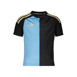 adidas Performance Trikot Jungen Gr&ouml;&szlig;e 176 hellblau / pastellgelb / schwarz