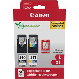 Tintenpatrone &raquo;PG-540L+CL-541XL Photo Value Pack&laquo; bunt Die Canon-Tinten sind so konzipiert, dass sie zusammen mit den PIXMA Druckern &uuml;berragende 