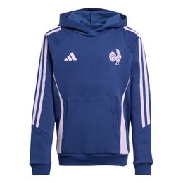 adidas Performance Sportsweatshirt 'France' Jungen Gr&ouml;&szlig;e 128 dunkelblau / pastellpink / wei&szlig;