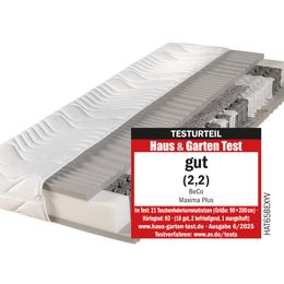 Beco Taschenfederkernmatratze &raquo;Maxima Plus, Matratze in 90x200 und vielen weiteren Gr&ouml;&szlig;en erh&auml;ltlich!&laquo; Matratze, 7 Zonen, 90x200 cm in H3 von Stiftung 