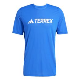 adidas terrex Funktionsshirt 'Multi Climacool Logo Tech' Herren Gr&ouml;&szlig;e XXL himmelblau / wei&szlig;