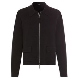 Olsen Cardigan, mit aufgesetzten Taschen Damen Gr&ouml;&szlig;e XL schwarz