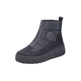 Rieker Stiefelette Damen Gr&ouml;&szlig;e 42 schwarz Winterschuhe